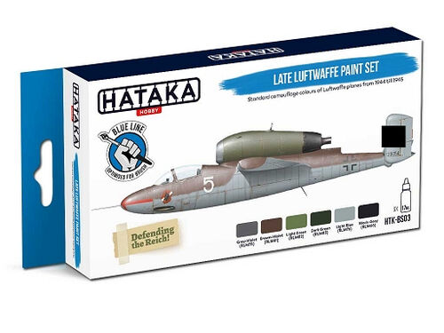 Hataka Hobby HTK-BS03 Late Luftwaffe paint set
