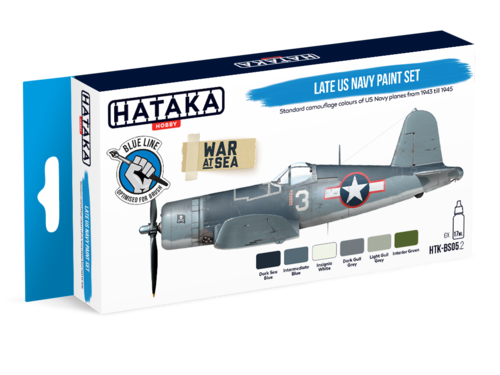Hataka Hobby HTK-BS05.2 Late US Navy paint set