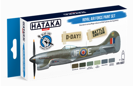 Hataka Hobby HTK-BS07 Royal Air Force paint set