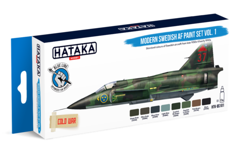 Hataka Hobby HTK-BS101 Modern Swedish AF vol. 1 Paint Set