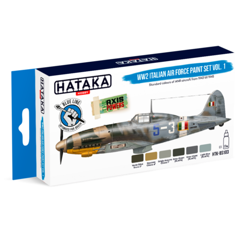 Hataka Hobby HTK-BS103 WW2 Italian Air Force Paint set vol.1