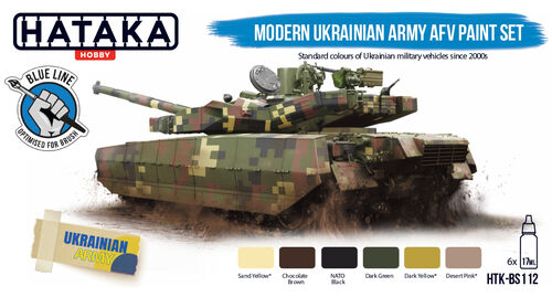 Hataka Hobby HTK-BS112 Modern Ukrainian Army AFV Paint Set