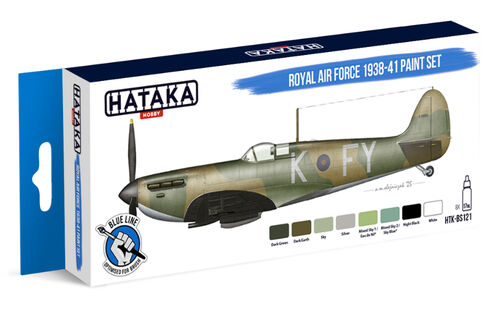 Hataka Hobby HTK-BS121 Royal Air Force (1938-1941) Paint Set