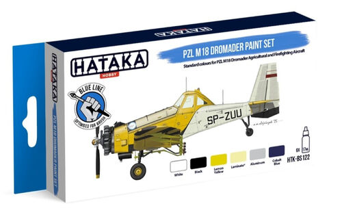 NEW! Hataka Hobby HTK-BS122 PZL M18 Dromader Paint Set