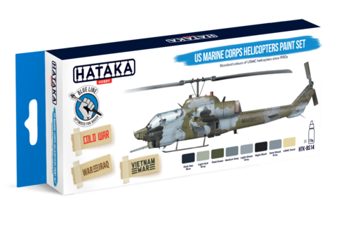 Hataka Hobby HTK-BS14 US Marine Corps Helicopters Paint Set