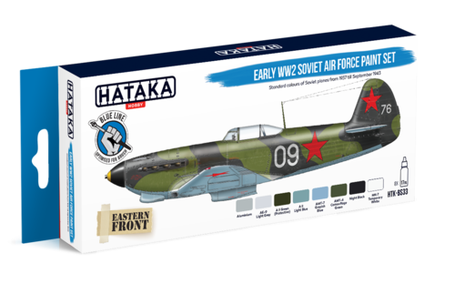 Hataka Hobby HTK-BS33 Early WW2 Soviet Air Force Paint Set