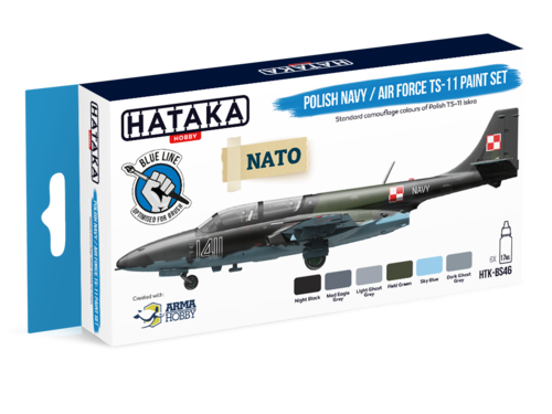 Hataka Hobby HTK-BS46 Polish Navy / Air Force TS-11 Paint Set