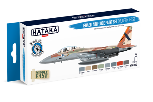 Hataka Hobby HTK-BS62 Israeli Air Force (modern jets) Paint Set