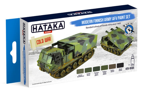 Hataka Hobby HTK-BS65 Modern Finnish Army AFV Paint Set