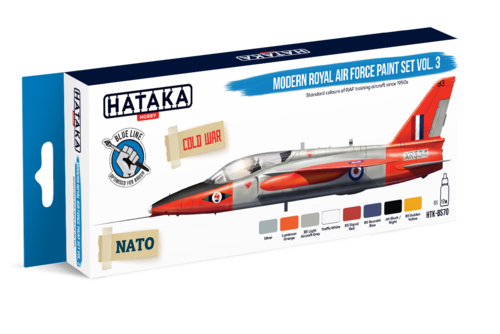 Hataka Hobby HTK-BS70 Modern Royal Air Force paint set vol.3
