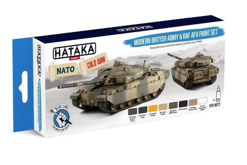 Hataka Hobby BS77 Modern British Army & RAF AFV paint set