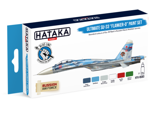 Hataka Hobby HTK-BS83 Ultimate Su-33 "Flanker-D" Paint Set