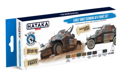 Hataka Hobby HTK-BS88 Early WW2 German AFV paint set