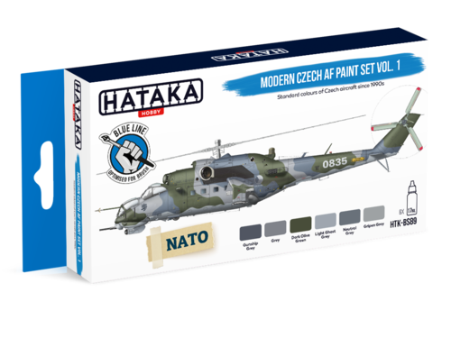 Hataka Hobby HTK-BS89 Modern Czech AF Paint Set