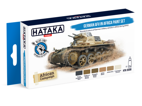 Hataka Hobby HTK-BS90 German AFV in Africa paint set
