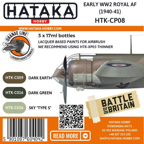 Hataka Hobby HTK-CP08 Early WW2 Royal Air Force (1940-41)