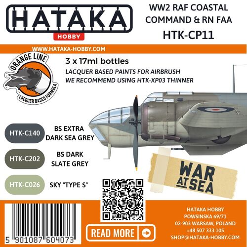 Hataka Hobby HTK-CP11 WW2 RAF Coastal Command & RN FAA