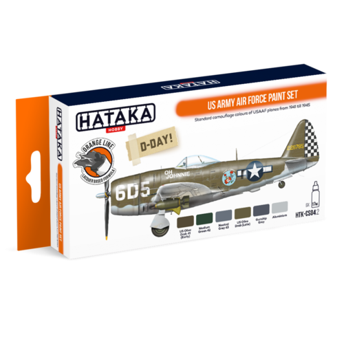 Hataka Hobby HTK-CS04.2 US Army Air Force paint set