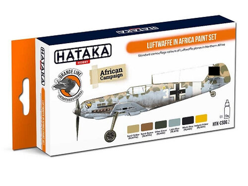 Hataka Hobby HTK-CS06.2 Luftwaffe in Africa paint set