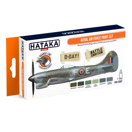 Hataka Hobby HTK-CS07 Royal Air Force paint set