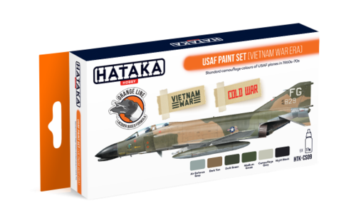 Hataka Hobby HTK-CS09 USAF Paint Set (Vietnam war era)
