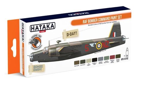 Hataka Hobby CS102 RAF Bomber Command paint set