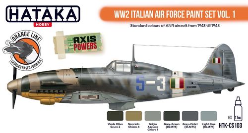 Hataka Hobby CS103 WW2 Italian Air Force paint set vol.1