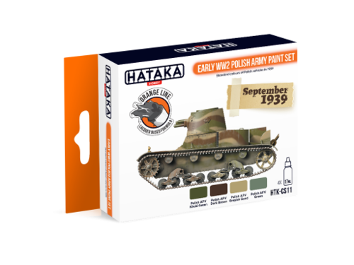 Hataka Hobby HTK-CS11 Early WW2 Polish Army Paint set