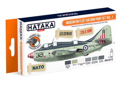 Hataka Hobby HTK-CS113 Modern RN Fleet Air Arm vol. 1 Paint Set