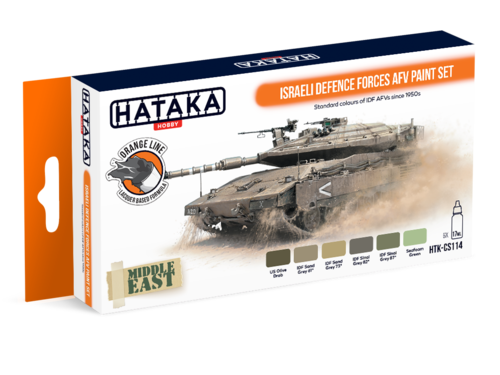 Hataka Hobby HTK-CS114 Israeli Defence Forces AFV Paint Set