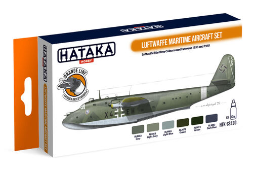 Hataka Hobby HTK-CS120 Luftwaffe Maritime Aircraft Paint Set