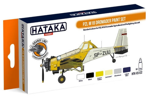 NEW! Hataka Hobby HTK-CS122 PZL M18 Dromader Paint Set
