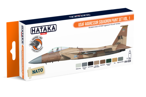 Hataka Hobby HTK-CS29 USAF Aggresor Squadron paint set vol.1