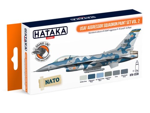 Hataka Hobby HTK-CS30 USAF Aggressor Squadron paint set v.2