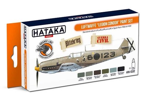 Hataka Hobby HTK-CS32 Luftwaffe "Legion Condor" Paint Set