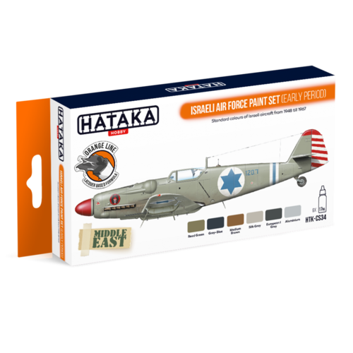 Hataka Hobby HTK-CS34 Israeli Air Force Paint Set (Early Period)
