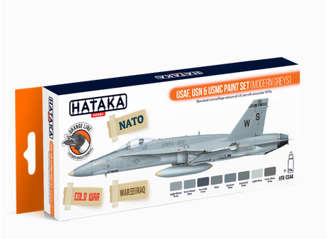 Hataka Hobby HTK-CS44 USAF,USN & USMC set (modern greys)