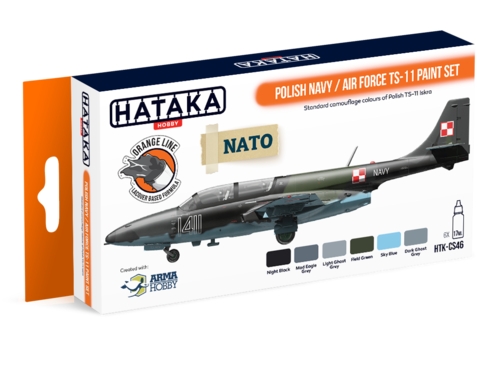 Hataka Hobby HTK-CS46 Polish Navy/Air Force TS-11 paint set