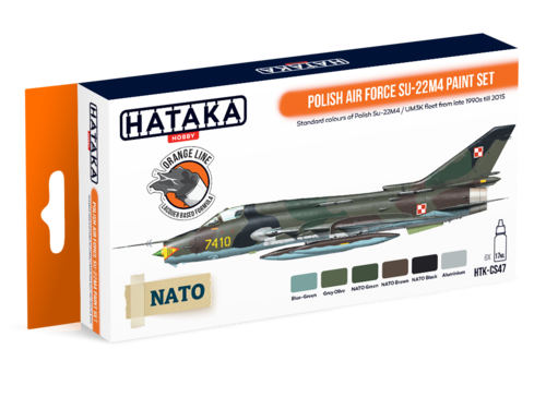 Hataka Hobby HTK-CS47 Polish Air Force Su-22M4 paint set