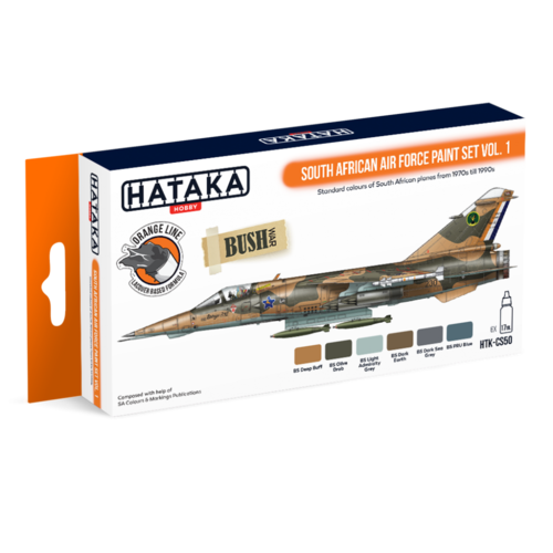 Hataka Hobby HTK-CS50 South African Air Force paint set vol. 1