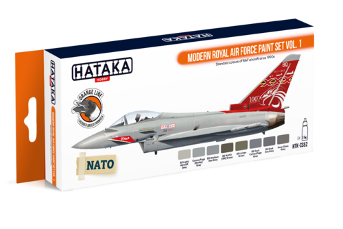 Hataka Hobby HTK-CS52 Modern Royal Air Force Paint set vol. 1