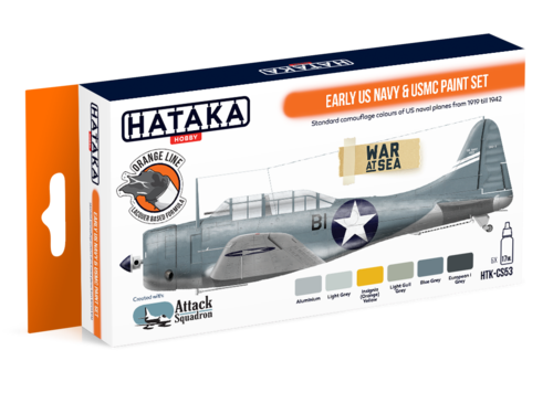 Hataka Hobby HTK-CS53 Early US Navy & USMC paint set