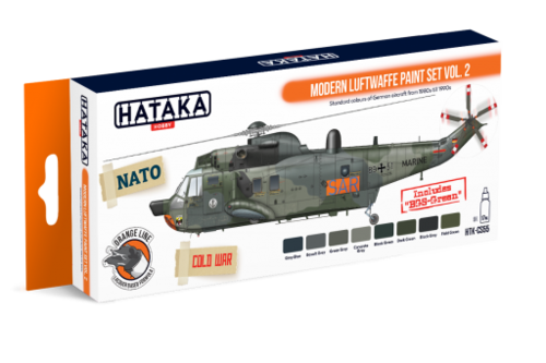 Hataka Hobby HTK-CS55 Modern Luftwaffe paint set vol. 2