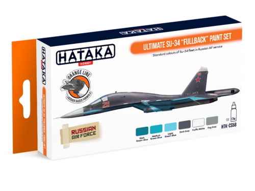 Hataka Hobby HTK-CS58 Ultimate Su-34 "Fullback" paint set