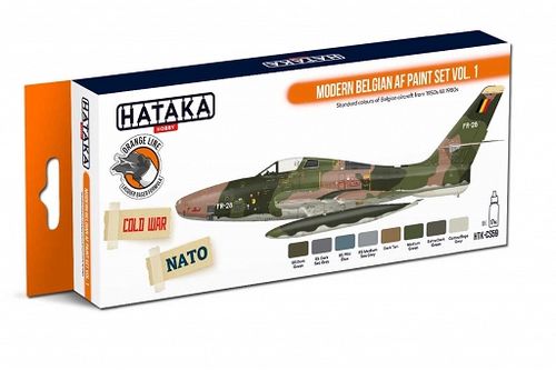 Hataka Hobby HTK-CS59 Modern Belgian AF paint set vol.1