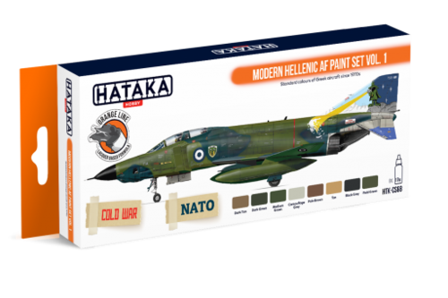 Hataka Hobby HTK-CS68 Modern Hellenic AF paint set vol. 1