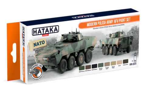 Hataka Hobby HTK-CS72 Modern Polish AFV paint set