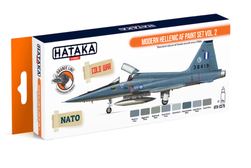 Hataka Hobby HTK-CS75 Modern Hellenic AF paint set vol. 2