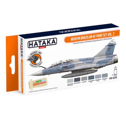 Hataka Hobby HTK-CS78 Modern Brazilian AF paint set vol. 2