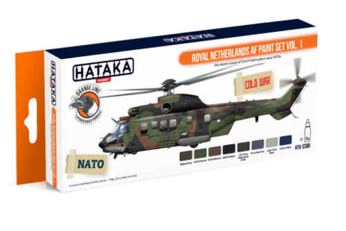 Hataka Hobby HTK-CS80 Royal Netherlands AF paint set vol. 1